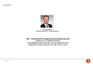 Maintenance Portal for SAP PM, IBM Maximo and Infor EAM | PDF