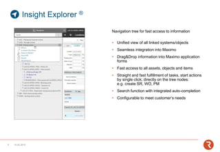 Maintenance Portal for SAP PM, IBM Maximo and Infor EAM | PPT