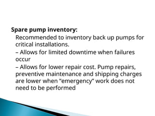 Maintenance Pump and operation on power plant | PPT