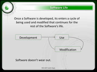 Maintenance & Re-Engineering of Software | PPTX