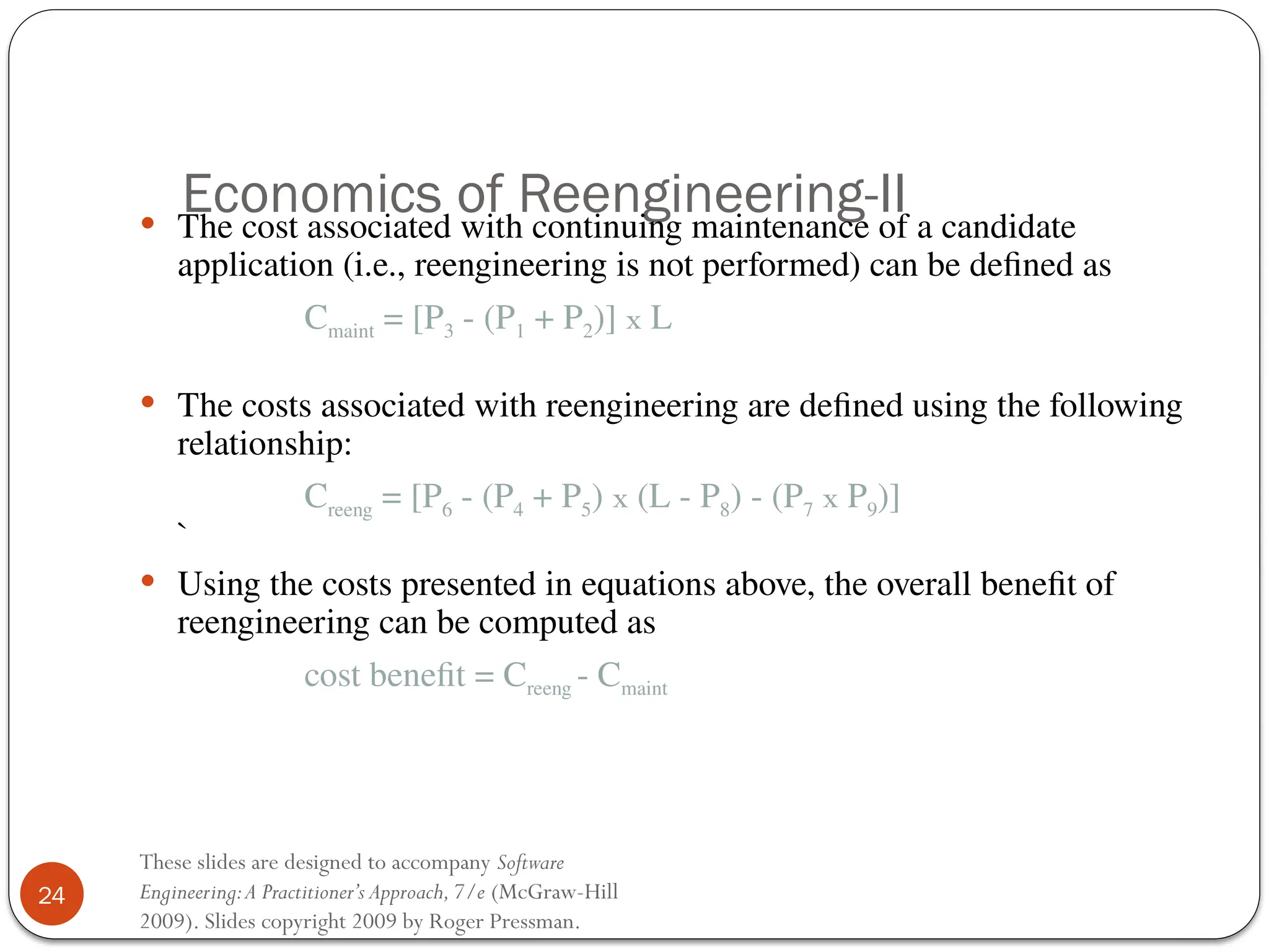 Maintenance&ReengineeringinSoftwareEngineering | PPTX