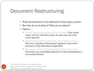 Maintenance&ReengineeringinSoftwareEngineering | PPTX
