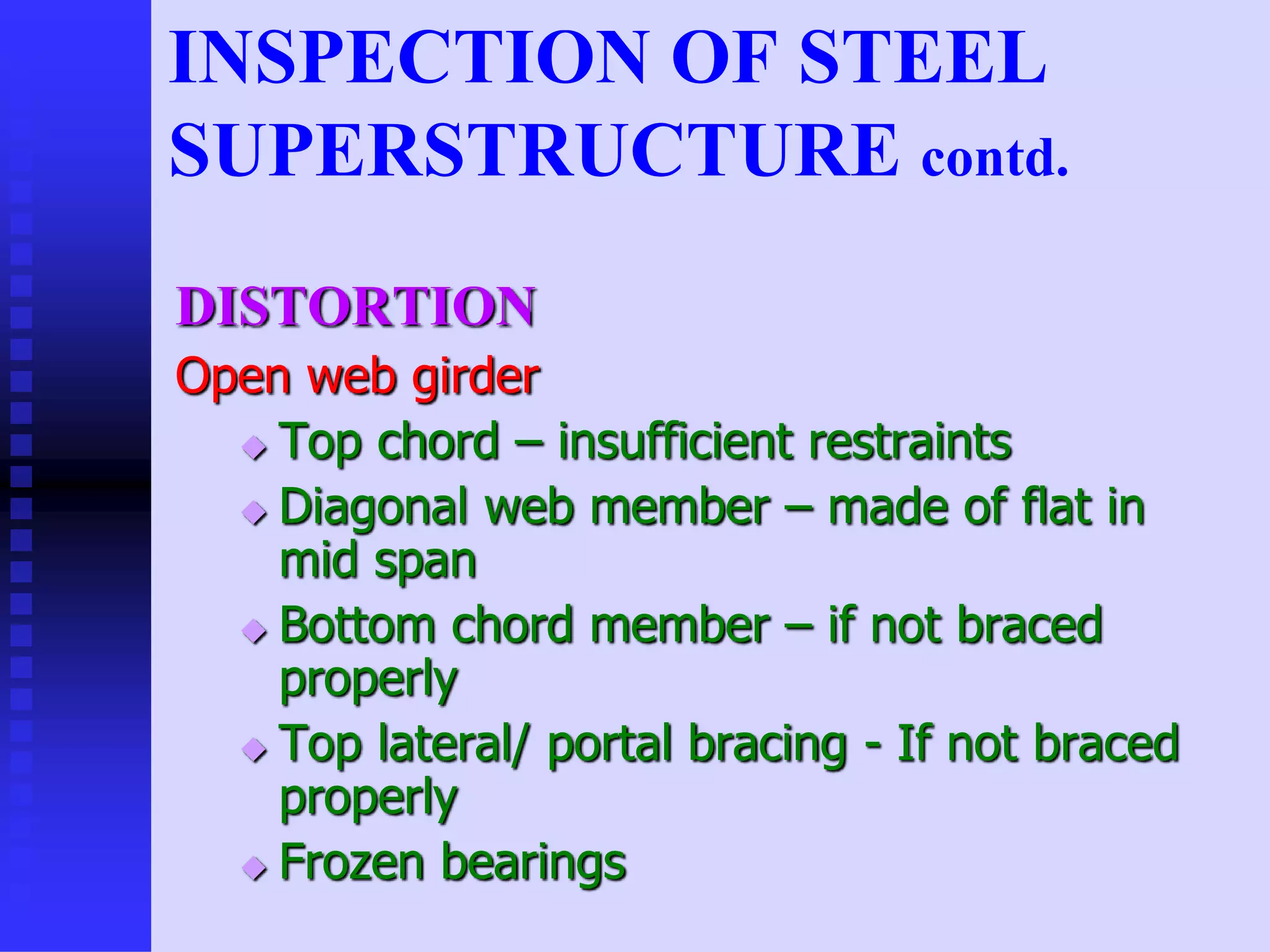 Maintenance & repair of steel bridges | PPT