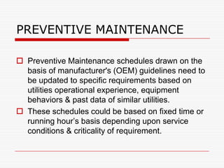 Maintenance strategies | PPT