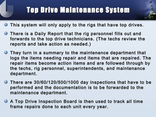 Preventive Maintenance System | PPT