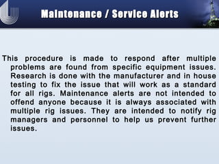 Preventive Maintenance System | PPT