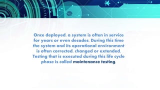 Maintenance Testing | PPTX