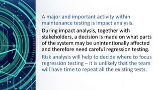 Maintenance Testing | PPTX