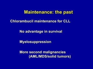 How Maintenance Therapy Is Used in Lymphoma | PPT