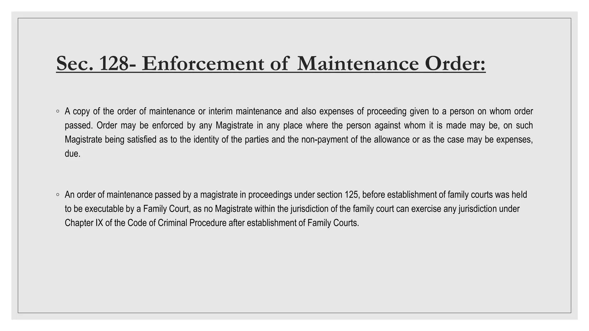 Maintenance under CrPC | PPTX