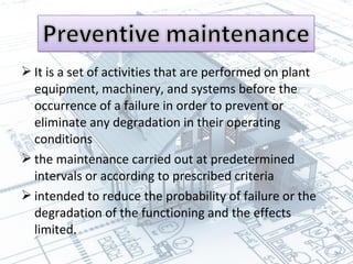 Maintenance work | PPT