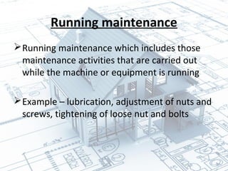 Maintenance work | PPT