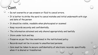 Maintenence of Records & Reports.pptx