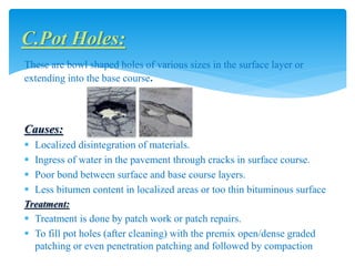 Maintenence of road | PPTX