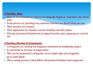 Maintenence of road | PPTX