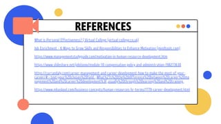 Lecture Maintenance & Development of HR. | PPT