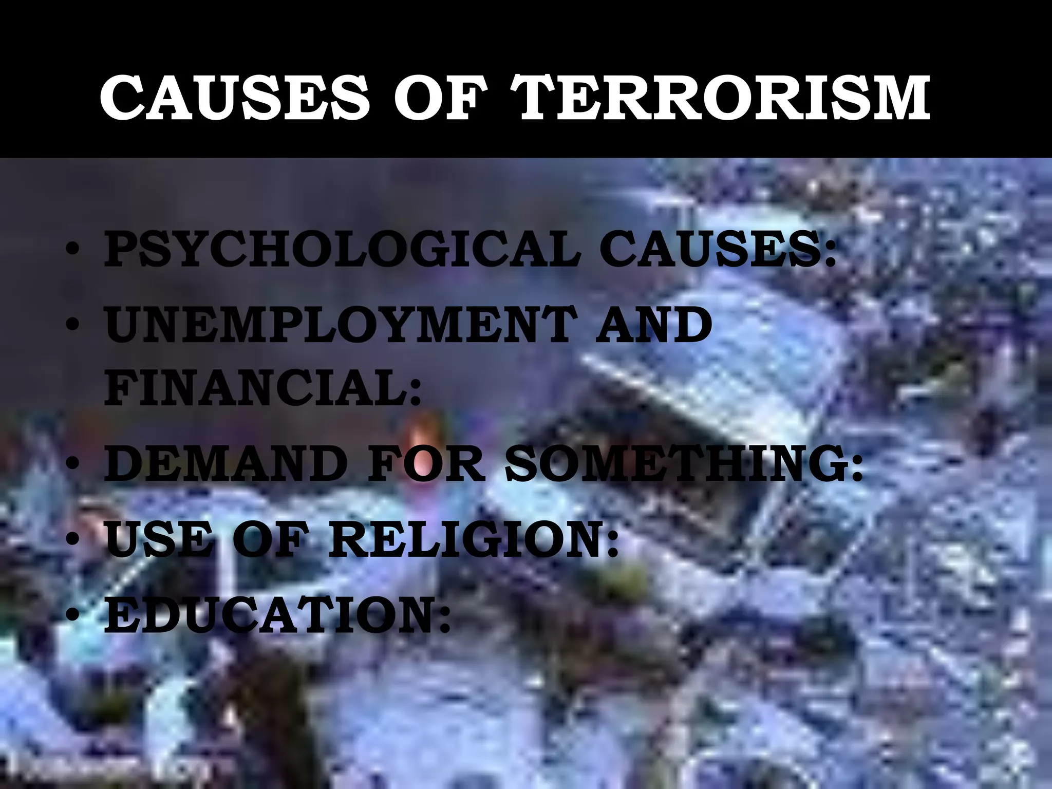 Terrorism in INDIA | PPTX