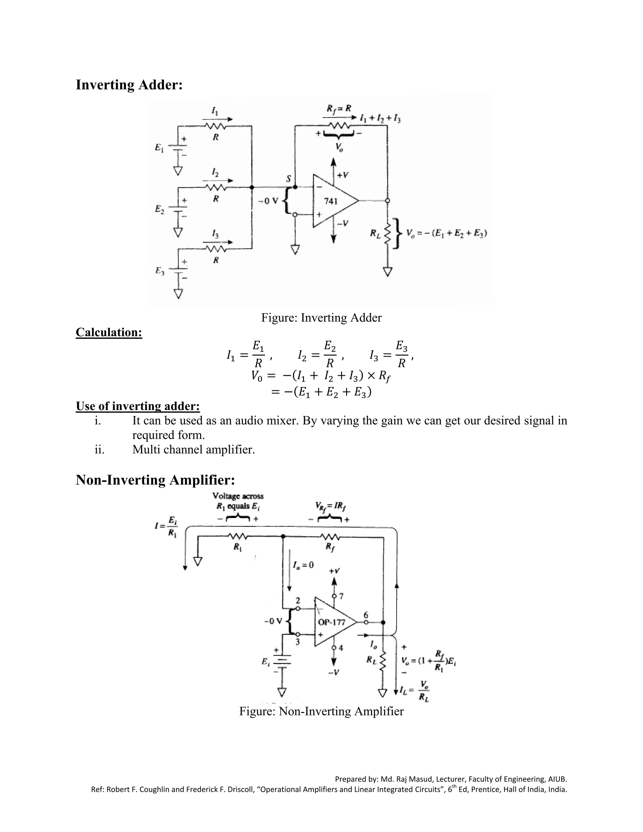Operational Amplifier + Active Filters | PDF