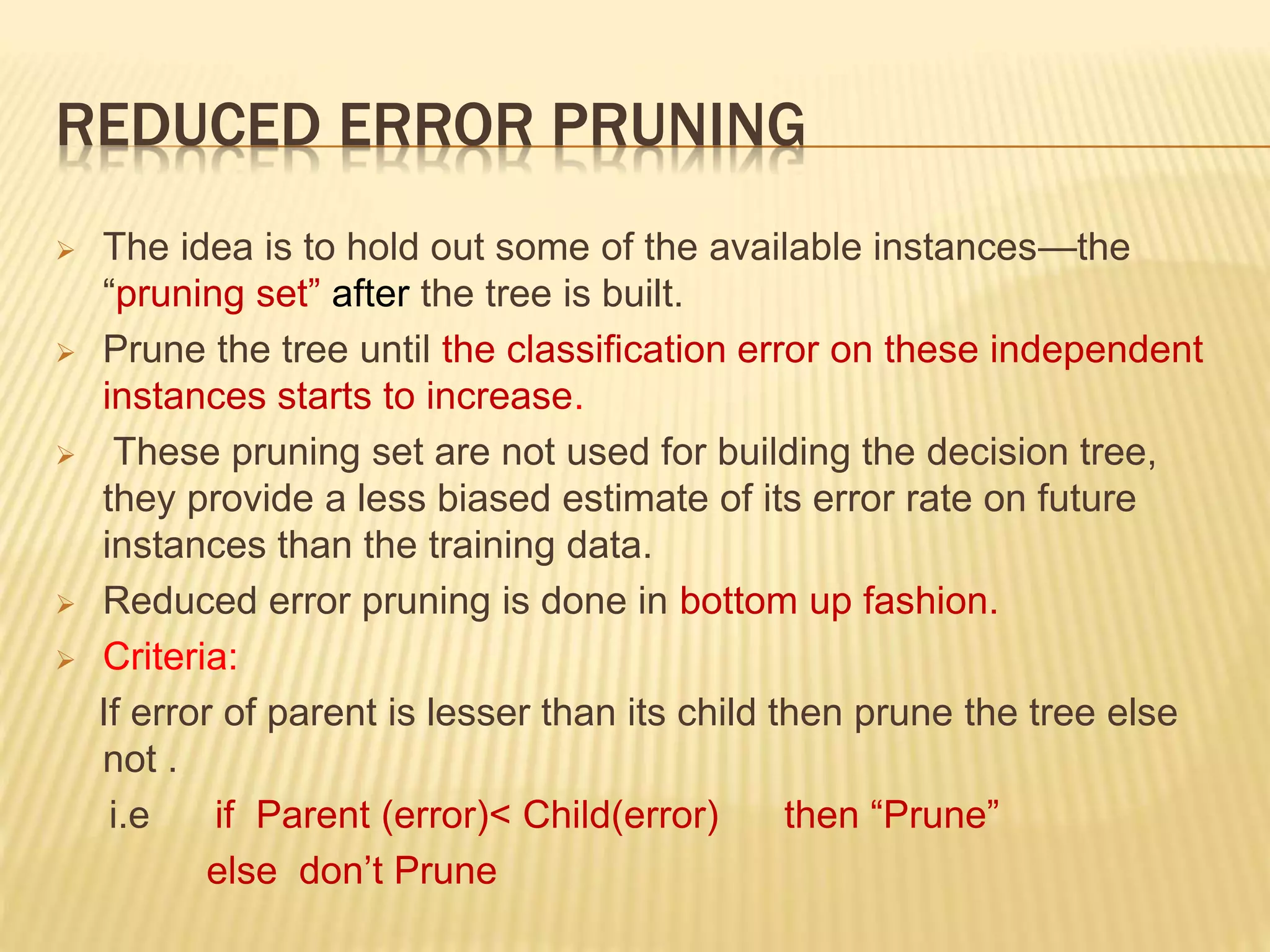 Tree pruning | PPTX