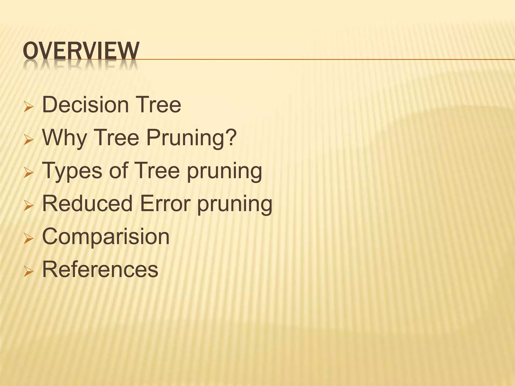 Tree pruning | PPTX