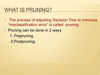 Tree pruning | PPTX