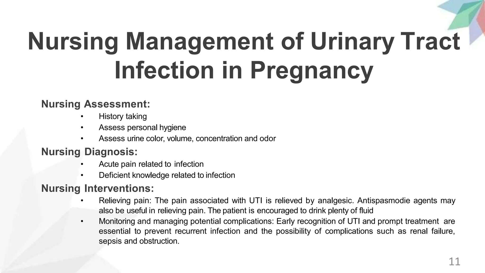 URINRY TRACT INFECTION (UTI) in PREGNANCY | PPTX