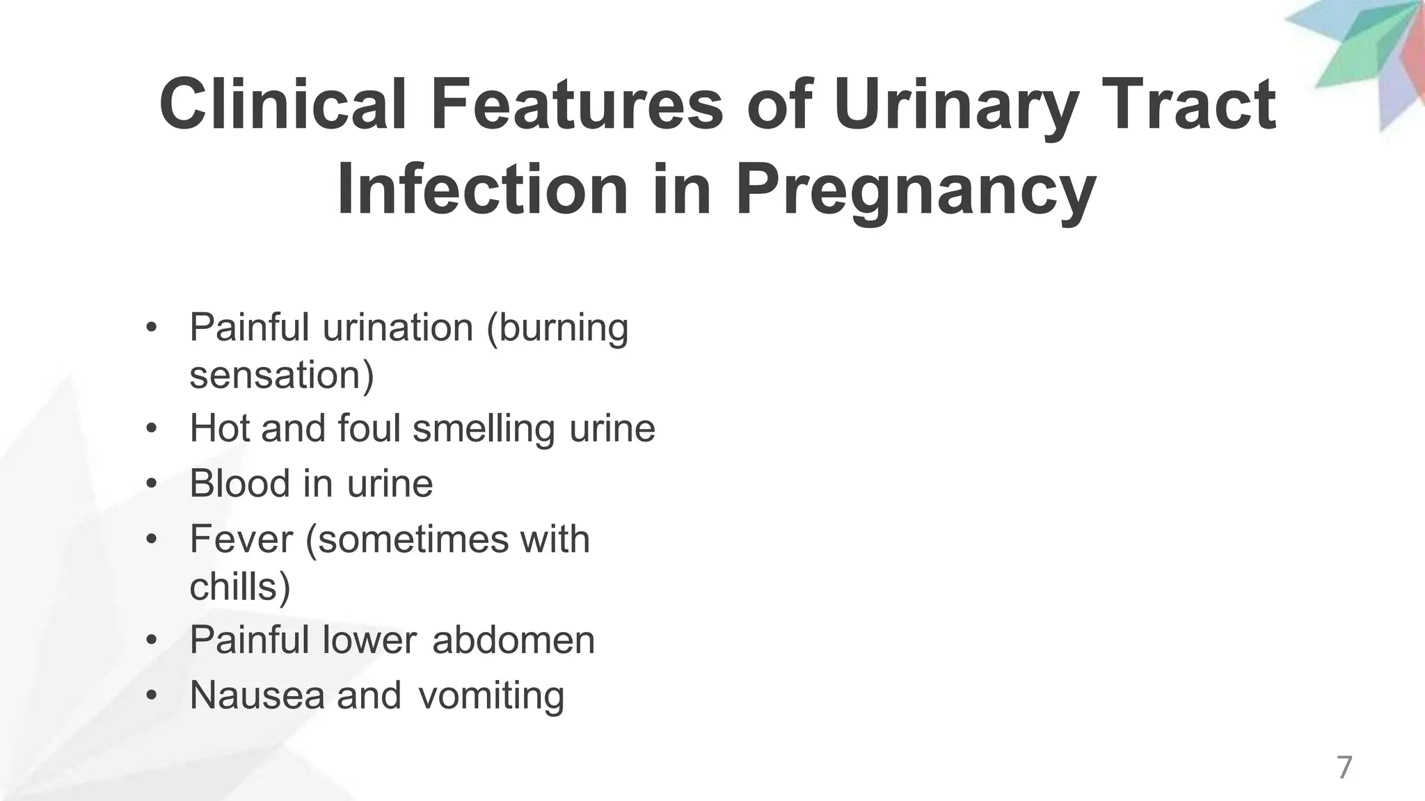 URINRY TRACT INFECTION (UTI) in PREGNANCY | PPTX