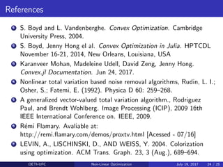 Colorization with total variantion regularization | PPT