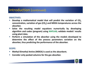 Natural gas sweetening using MDEA | PDF