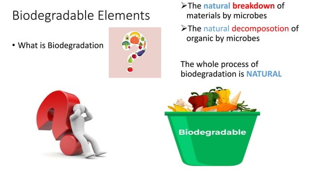 Biodegradable and Nonbiodegradable elements(waste) | PPT