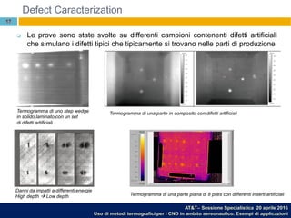 Uso di metodi termografici per i CND in ambito aeronautico. Esempi di ...