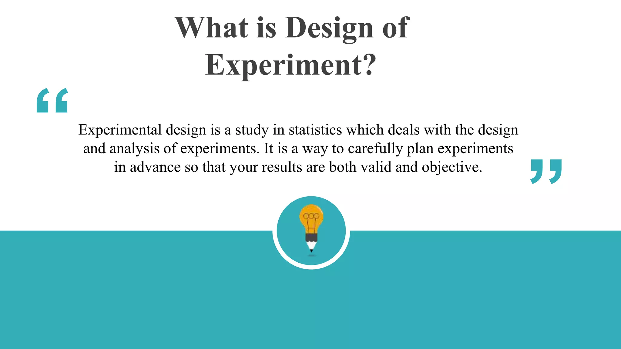 Experimental Design | PPT
