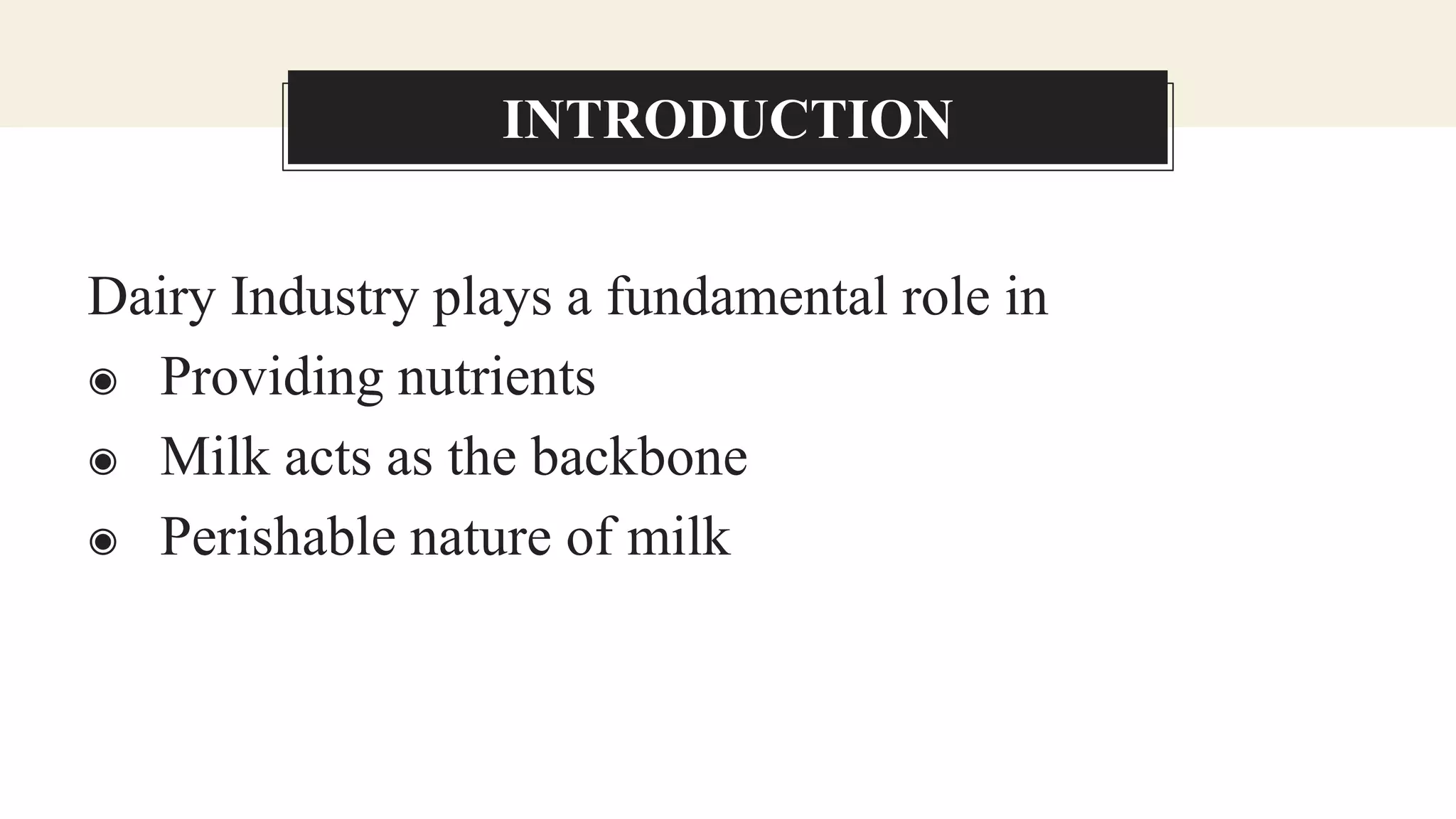 Layout of Dairy Processing Plant | PPTX