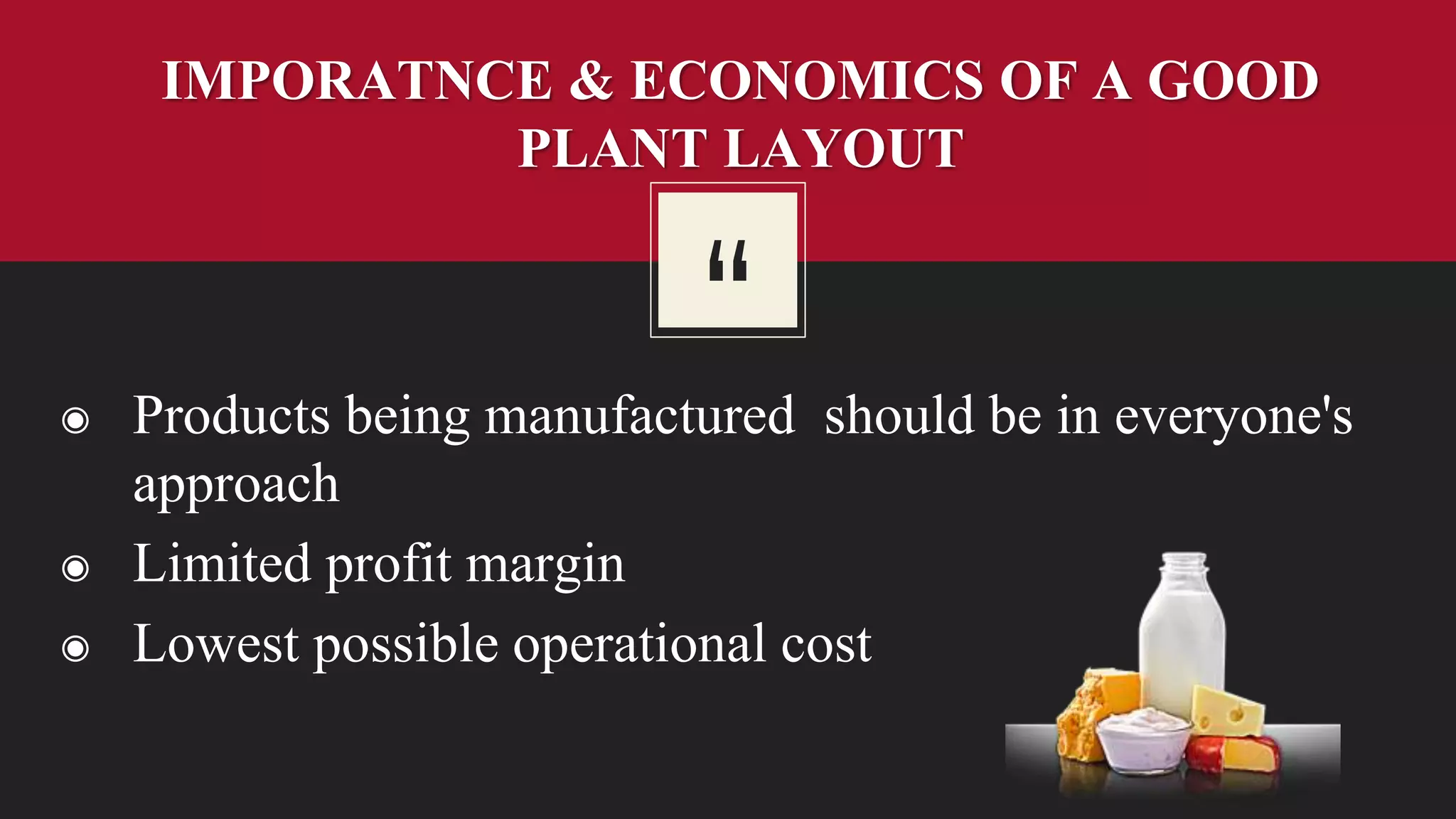 Layout of Dairy Processing Plant | PPTX