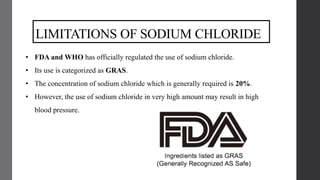 Preservation of meat by Sodium Chloride | PPTX