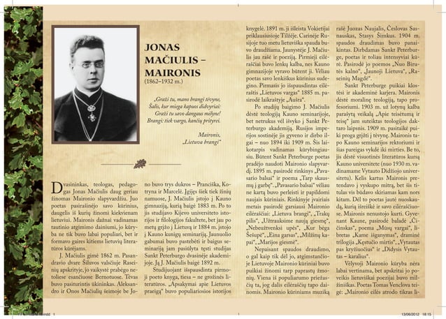 Maironis | PDF