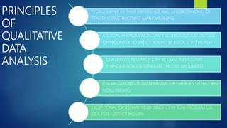 Qualitative Data Analysis | PPTX