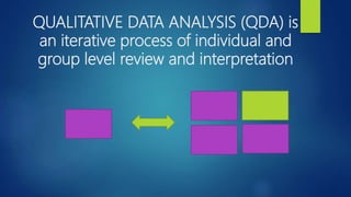 Qualitative Data Analysis | PPTX