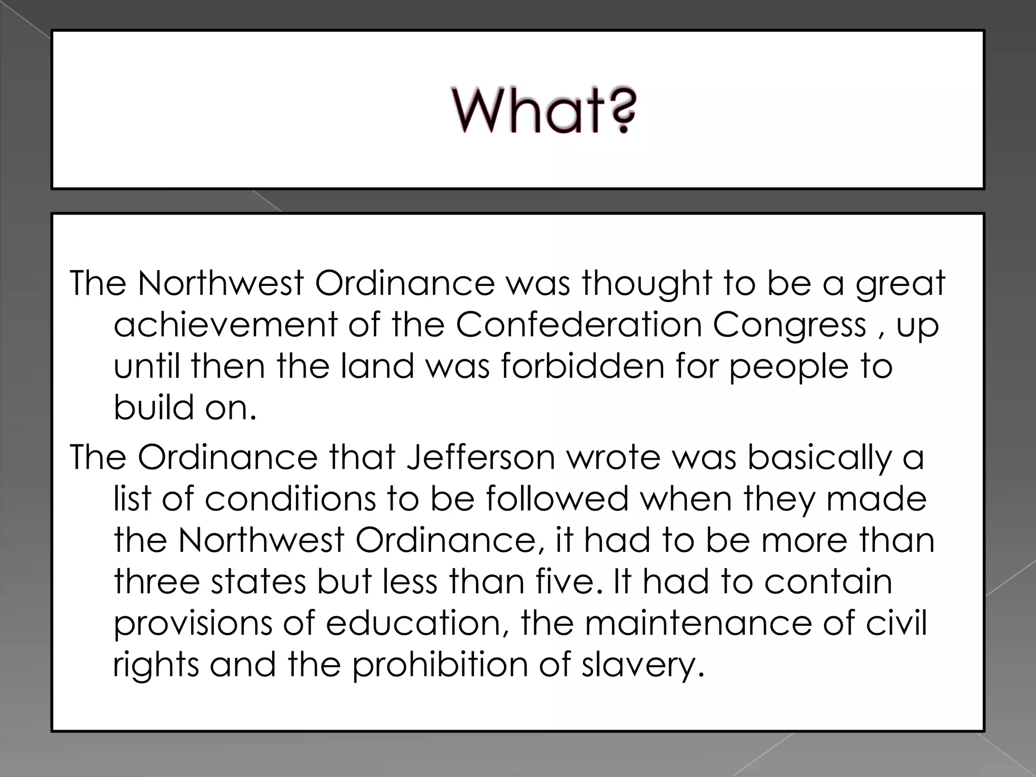 Northwest Ordinance - Maisie | PPTX