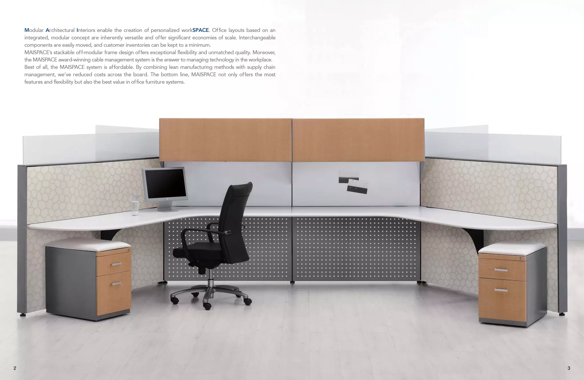 Maispace office-cubicles-frame-and-tile-system | PDF
