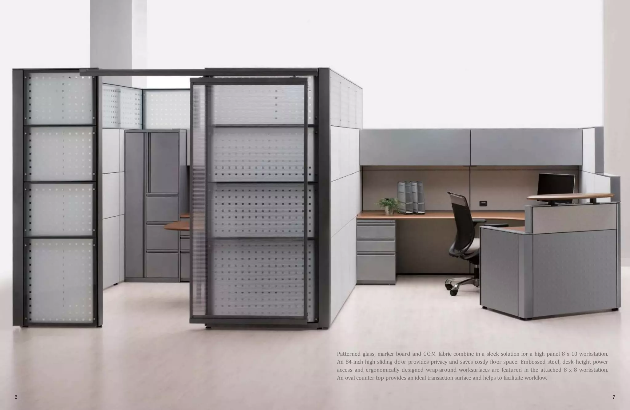 MAISPACE Office Cubicles Frame and Tile Panel System Brochure | PPT