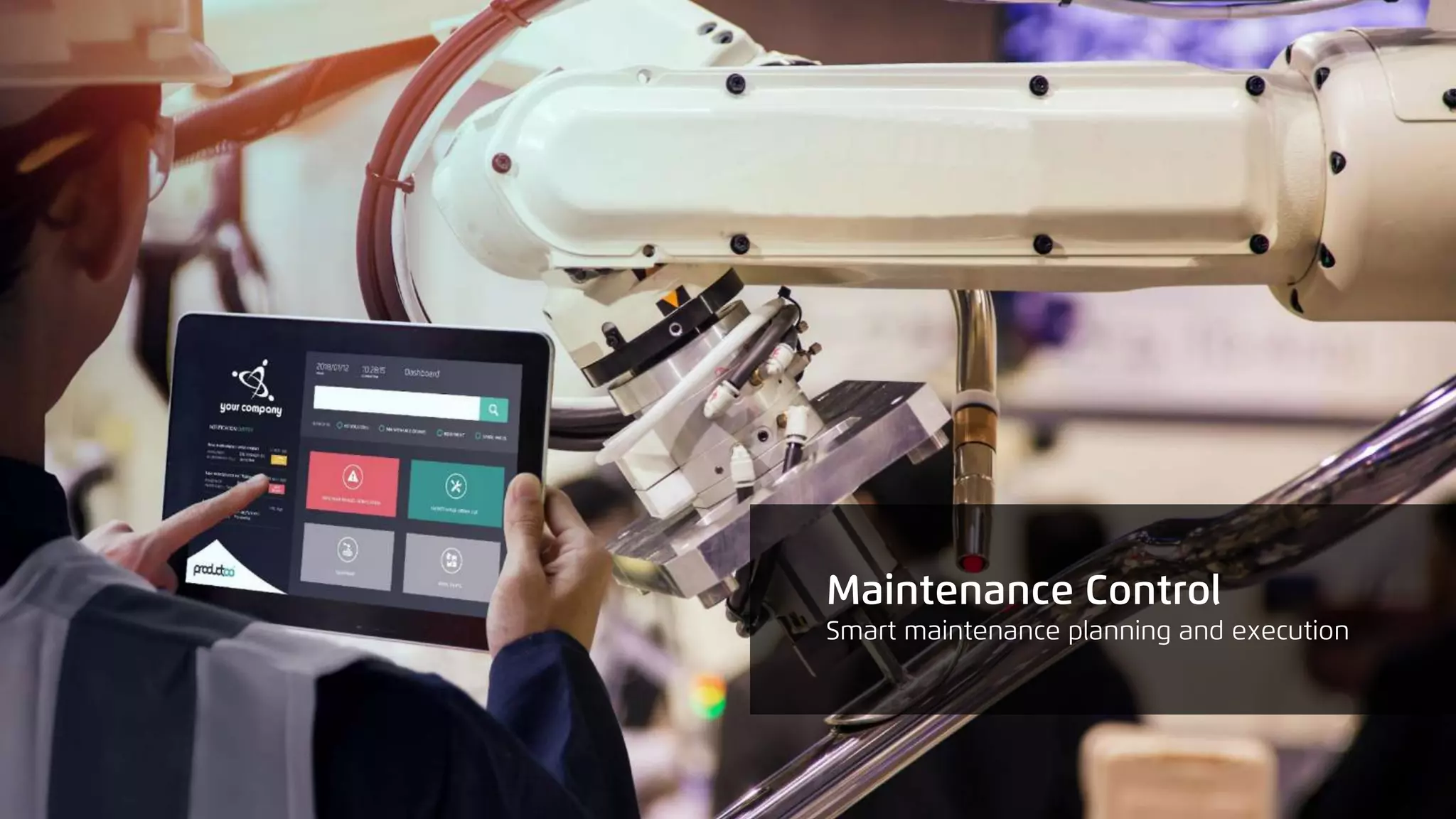 Smart, mobile and flexible maintenance | CMMS by Productoo | PPT