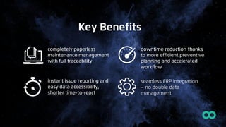 Smart, mobile and flexible maintenance | CMMS by Productoo | PPT