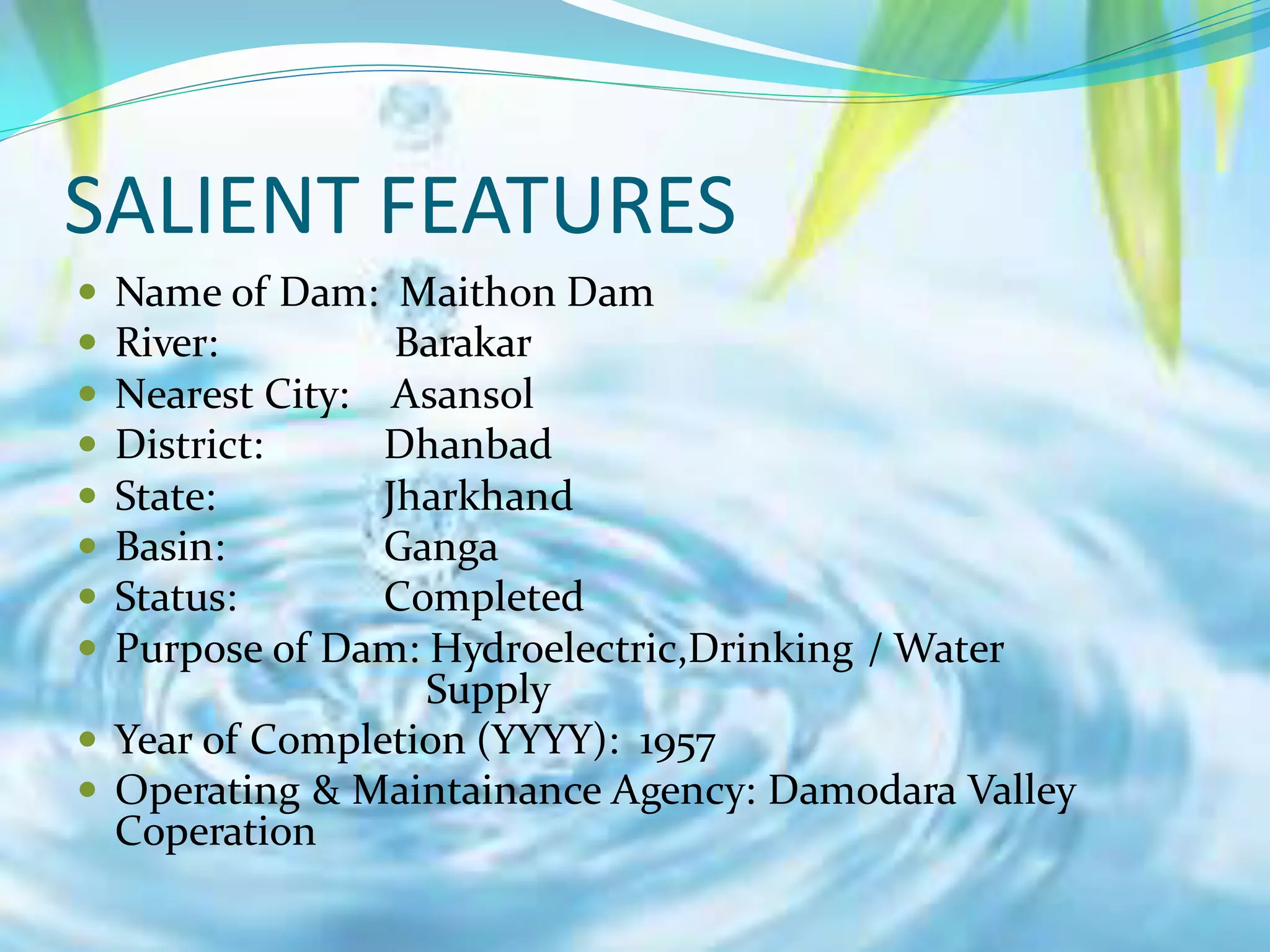 MAITHON DAM | PDF