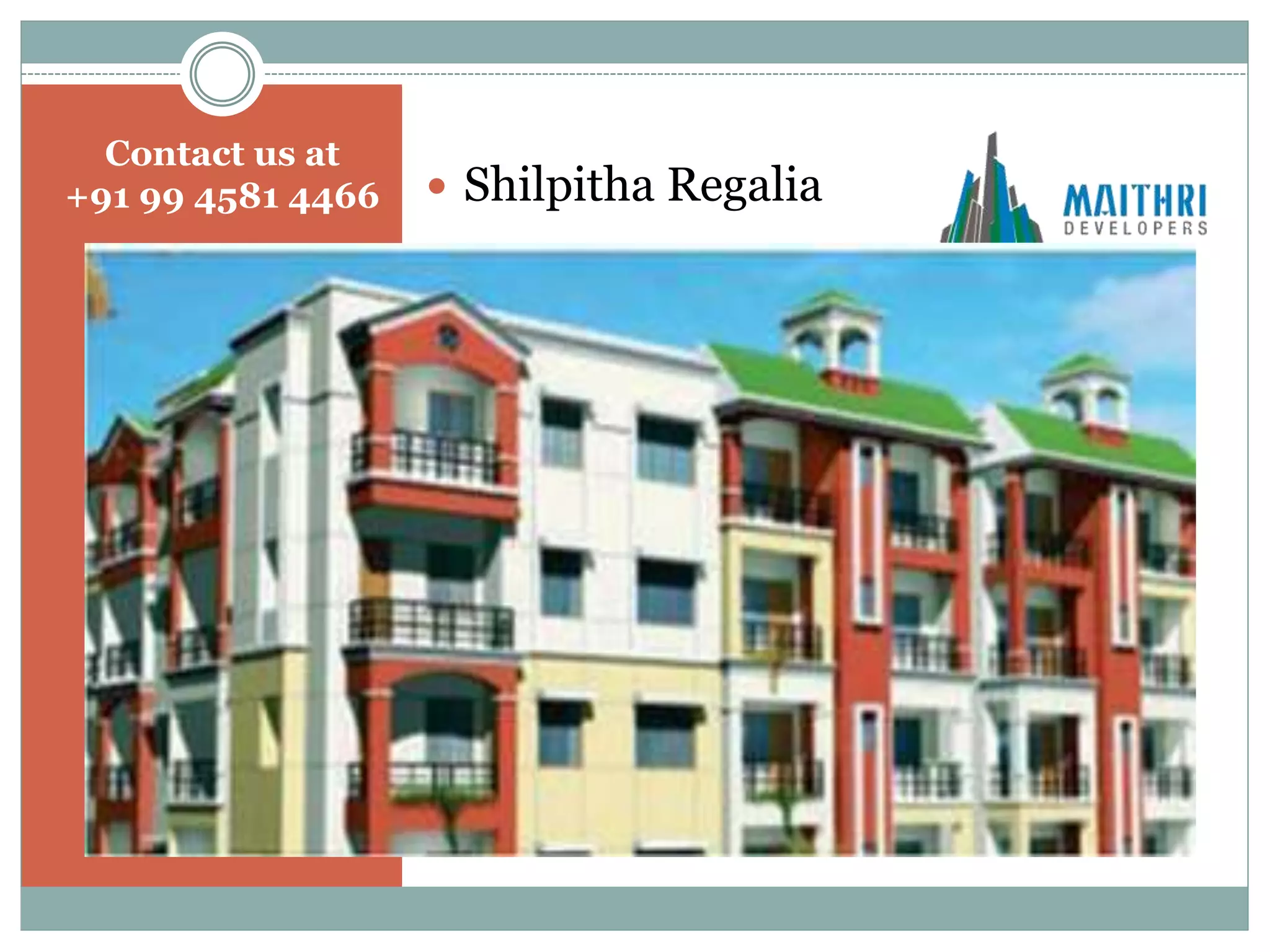 Maithri developers presents its completed projects | PPTX