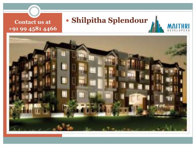 Maithri developers presents its completed projects | PPT