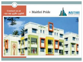 Maithri developers presents its completed projects | PPTX