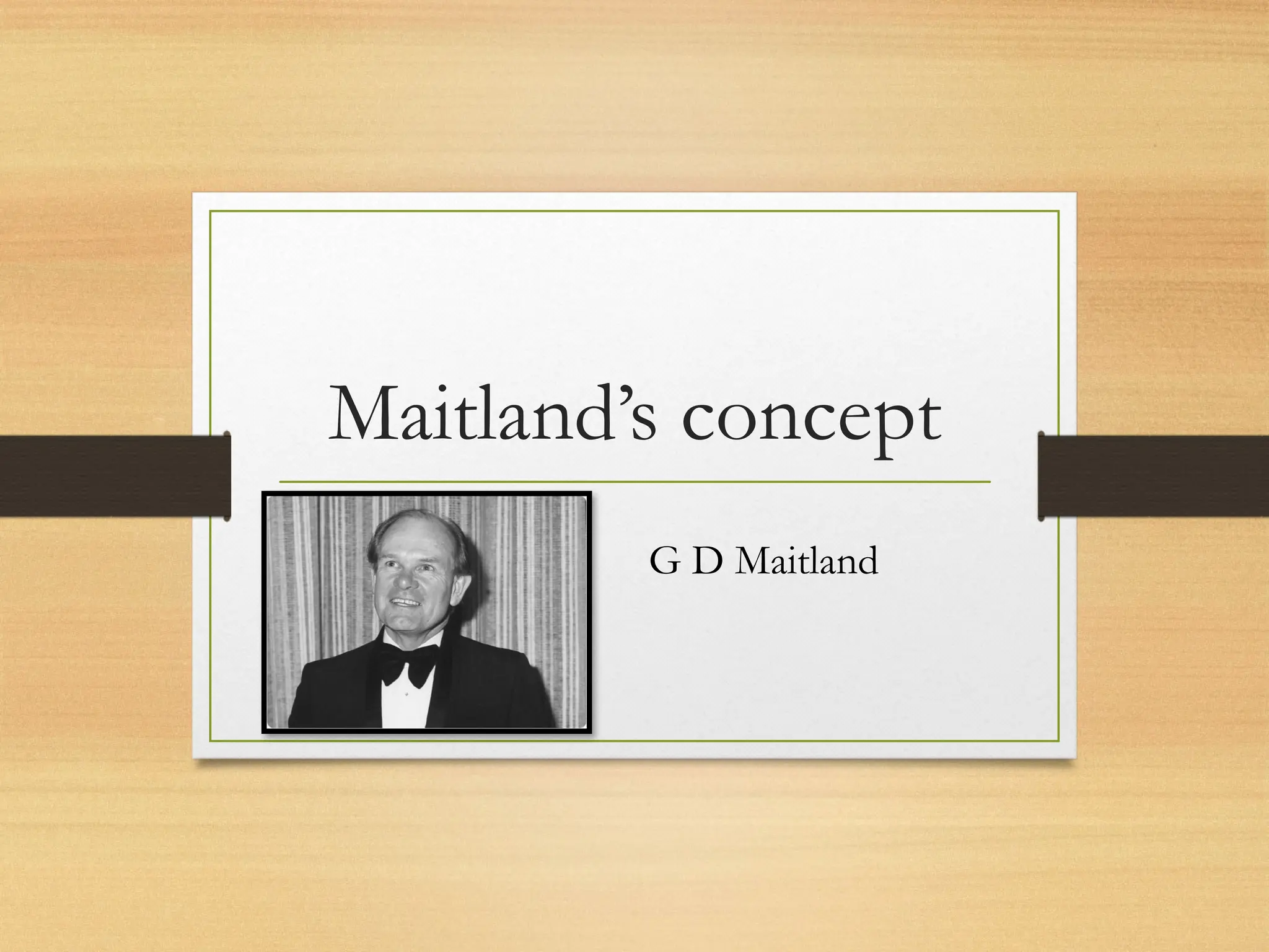 Maitland concept.pptx..................... | PPTX