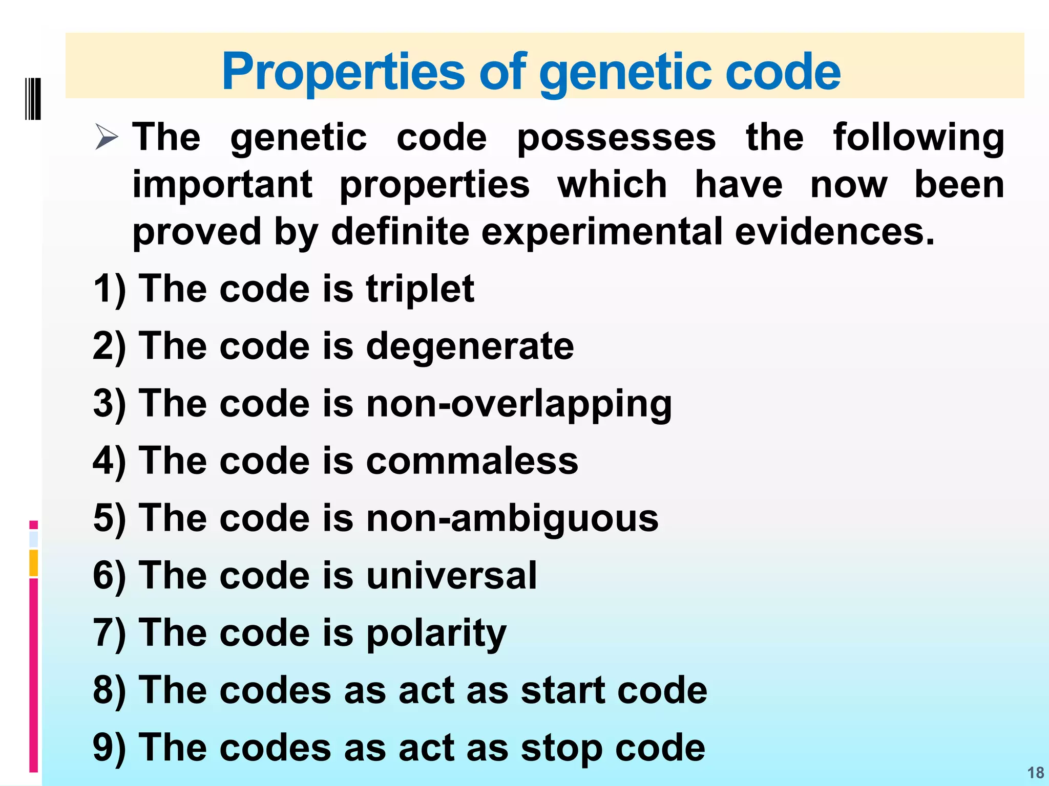 Genetic code | PPTX