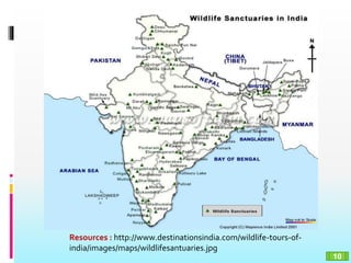 Protected areas in India : National parks & Sanctuaries | PPTX